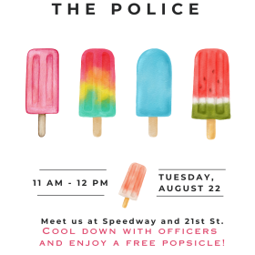 Popsicles with the Police | UT Police Department